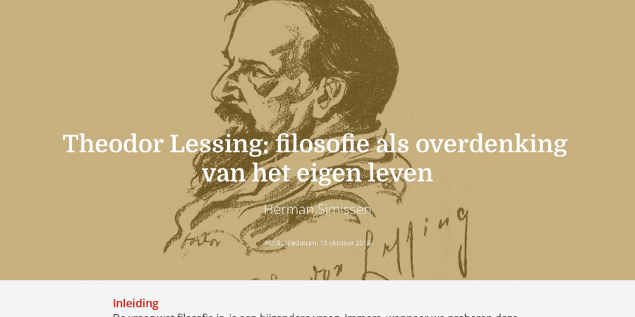 Theodor Lessing - LOCUS Dossier De Biografie